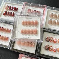 China Acrylic Double Layer Press On Nails Packaging False Nail Packaging for sale