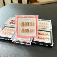 China Acrylic Double Layer Press On Nails Packaging False Nail Packaging for sale