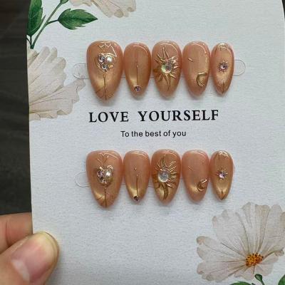 China Custom Design Premium Handmade Press On Nails For Easy Application for sale