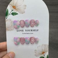 China Trendy Style High Quality Handmade Press On Nails Long Lasting Wear for sale
