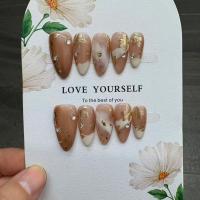 China Trendy Style High Quality Handmade Press On Nails Long Lasting Wear for sale