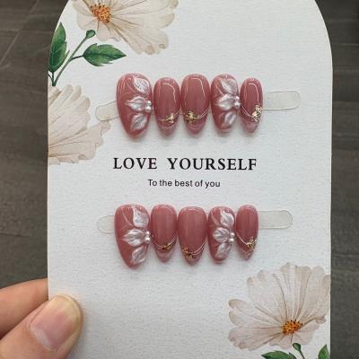 China Elegant Style Durable Handmade Fake Nails For Effortless Nail Beauty for sale