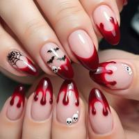 China Wholesale Gothic Halloween Reusable Spooky Holiday False Nails For Women Party for sale