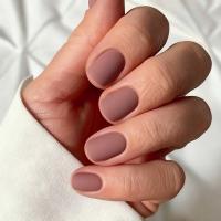 China Promotional Wholesale Solid Color False Nails Matte Grey Pink Reusable for sale