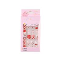 China Christmas 3D Kids Fales Nails Cute Snowman Design Safe For Girls for sale