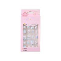 China Christmas 3D Kids Fales Nails Cute Snowman Design Safe For Girls for sale