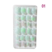 China Kids Press On Nails 24Pcs Cute Cartoon Short Art Decoration for sale