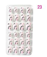 China 24Pcs Short Kids False Nail Gift Children Nail Art Decoration for sale