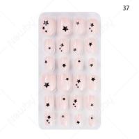 China Short Kids False Nail Safe For Party Gift Children Nail Art Decoration for sale