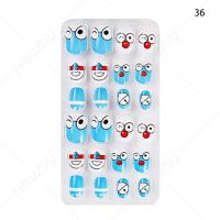 China Short Kids False Nail Safe For Party Gift Children Nail Art Decoration for sale
