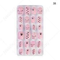China Short Kids False Nail Safe For Party Gift Children Nail Art Decoration for sale