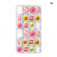 China Short Kids False Nail for Girls Party Gift Children Nail Art for sale