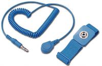 China OEM Adjustable Magnetic Grounding Cord ESD Wrist Strap with 4mm Snap and 10mm Press Stud for Electronics Protection for sale