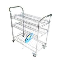 China Movable ESD Storage Shelves with 70kg Castor Capacity and 1500mm Height for Clean Room Workshop Use for sale