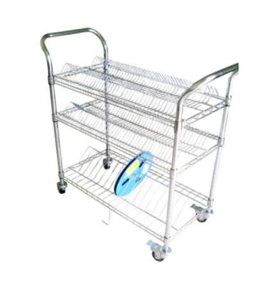 China Movable ESD Storage Shelves with 70kg Castor Capacity and 1500mm Height for Clean Room Workshop Use for sale