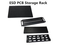 China Industrial Anti Static ESD PCB Racks Shockproof Black PCB Circulation Rack for sale