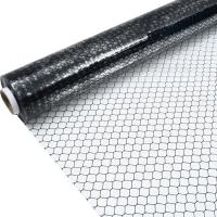China Cleanroom ESD PVC Curtain Transparent / Black Grid Antistatic Curtain for sale