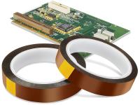 China 6.0mm Polyimide Film Silicone Masking Kpt ESD Warning Tape Heat Resistant for sale