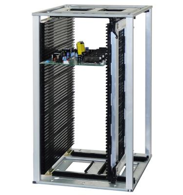 China ESD PCB Storage Rack for SMT Assembly - 50 PCB Capacity with 10³–10⁹ Ω Surface Resistance for sale