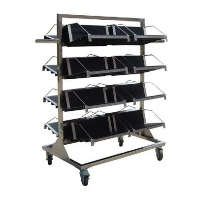 China SMT Reel Storage Trolley, Hanging Basket ESD PCB Storage Trolley for sale