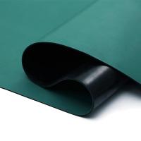 China ESD Workbench Matting 10e6 - 10e9 Ohm Antistatic Rubber Mat Roll for sale