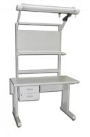 China OEM Custom ESD Workbench Anti-Static Electronic Lab Table with Modular Design and Cold-Rolled Steel Construction for sale
