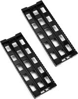 China Antistatic ESD Circulation Rack Shelf Black Plastic PCB Rack, 25 Slot Storage Stand Circuit Board Holder for sale