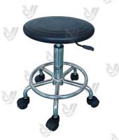 China High Performance Cleanroom PU Foam Adjustable Antistatic Chair With Metal Chains ESD Chair For Lab for sale