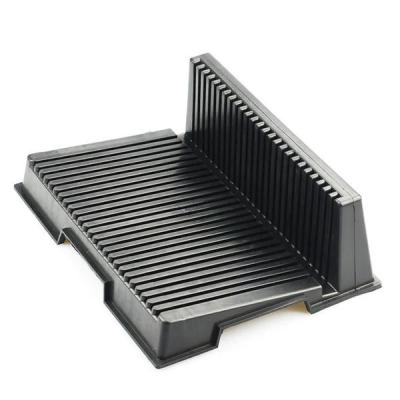 China Anti Static Conductive ESD Anti-Static L Type PCB Tray PCB Circulation Rack for sale