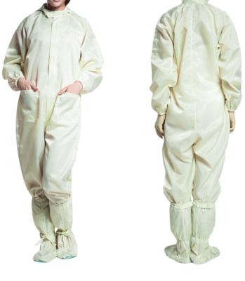 China ESD Cleanroom Coverall Antistatic Lab Coats ESD Suit Work Clothes for sale