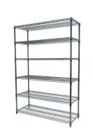 China Customized Size ESD Wire Mesh Shelving Cart Anti Static Storage Trolley for sale
