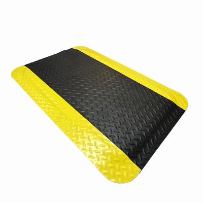 China Industrial PVC Floor Mat PVC Surface + PVC Foam Antifatigue Mat for sale