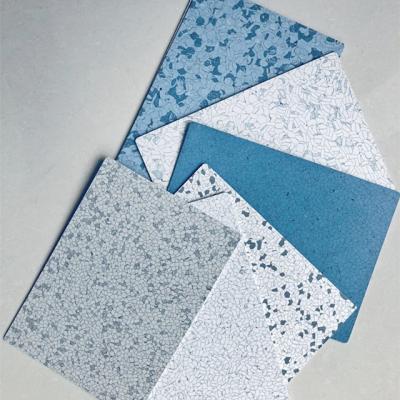 China Conductive Vinyl Tile Antistatic PVC Flooring ESD Floor Tiles ESD Vinyl Flooring Sheets for sale