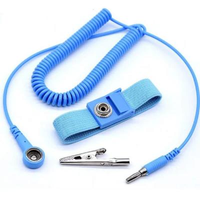 China Antistatic Wrist Strap Adjustable ESD Wristband Electrostatic Discharge Strap for sale