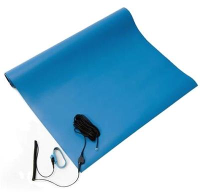 China ESD Rubber Mat 2mm 3mm Antistatic Workbench Cover 10e6-10e9 Ohm for sale