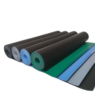China ESD Rubber Mat 2mm Thickness 1x10M Conductive Nitrile Sheet for sale