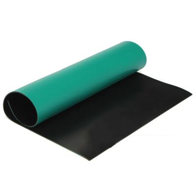 China ESD Rubber Mat 2mm 3mm Thickness 10e6-10e9 Ohm Surface Resistance for sale