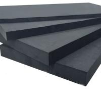 China Customized Black ESD Foam Sheets with 10^3-10^6Ω/10^6-10^9Ωcm Volume Resistivity and 80-100 kg/m³ Density for Permanent Anti-Static Electronics Packing for sale