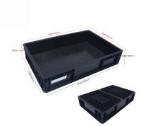 China 600*400mm ESD Bin Box ESD Containers Esd Plastic Tool Box Black Antistatic PP Box for sale