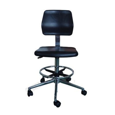 China 360 Degree Adjustable Swivel ESD Anti-static Cleanroom Lab Pu Foam Chair with Lifting Armrest for sale