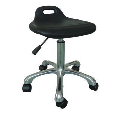 China Workshop Lab Stool ESD Safety Chairs for Cleanroom Swivel Chair Without Hand Rest for sale