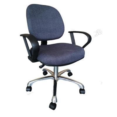 China Lab Factory Office Adjustable Swivel Desk Chairs ESD Stool  Anti Static Chairs With Arm Rest for sale