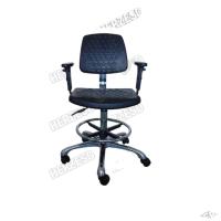 China Wholesale PU Rotatable Foam ESD Chair with Footring Anti-Static Stool Laboratory  Office Fabric Cleanroom for sale