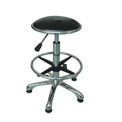 China Industrial Usage Antistatic Cleanroom ESD PU Leather Working Stool for sale