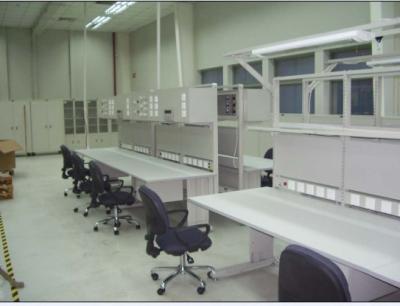 China ESD Workbench Custom Electric Adjustable Height Anti-static Workstation for Electronics for sale