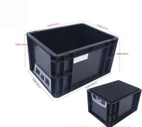 China 600*400*280mm Injection ESD Bin Box Antistatic Plastic Bins Turnover Box for sale