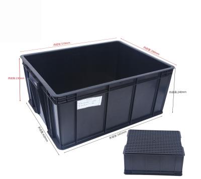China ESD Stackable Containers Antistaic Conductive Plastic Box for sale