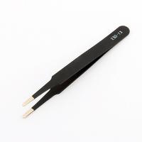 China Stainless Steel ESD Safe Tweezers 110mm for Electronics and Phone Repair for sale