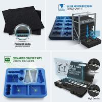 China Custom Antistatic ESD Foam Insert Pad High Density EVA IXPE Adhesive Backed Liner For Electronics Case Packaging for sale