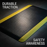 China Heavy Duty Commercial Anti Fatigue Rubber Floor Mat Beveled Edge Non Slip Bubble Top Workstation Kitchen Use for sale